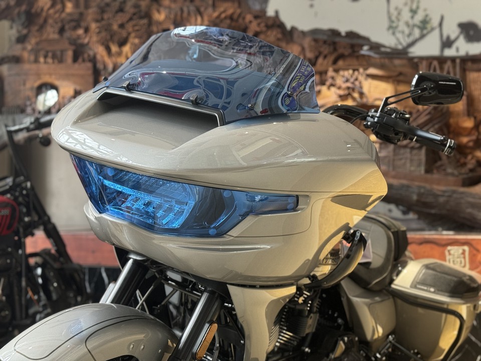 For CVO Road Glide FLTRXSE 2023 2024 NEW Front Headlight Guard Cover ...