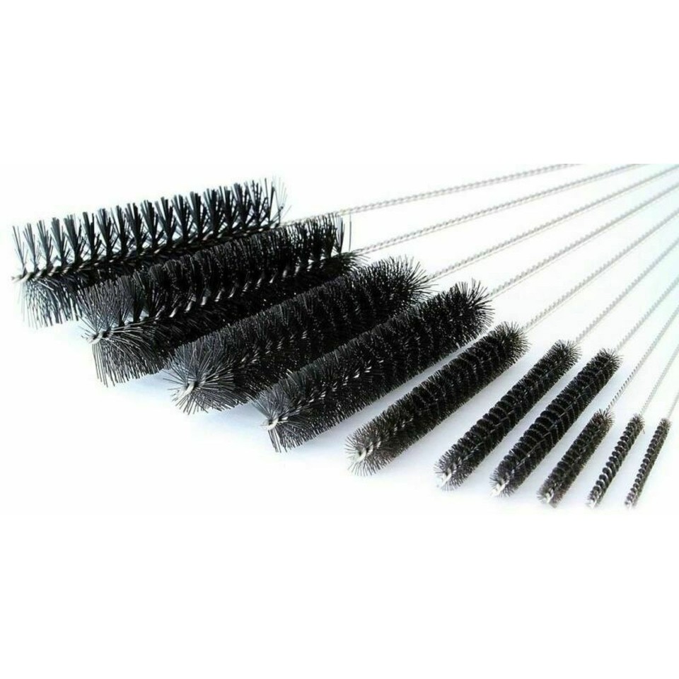 Lab Brush Set of 10 for pipe cleaner, test tube, glassware, bottle ...