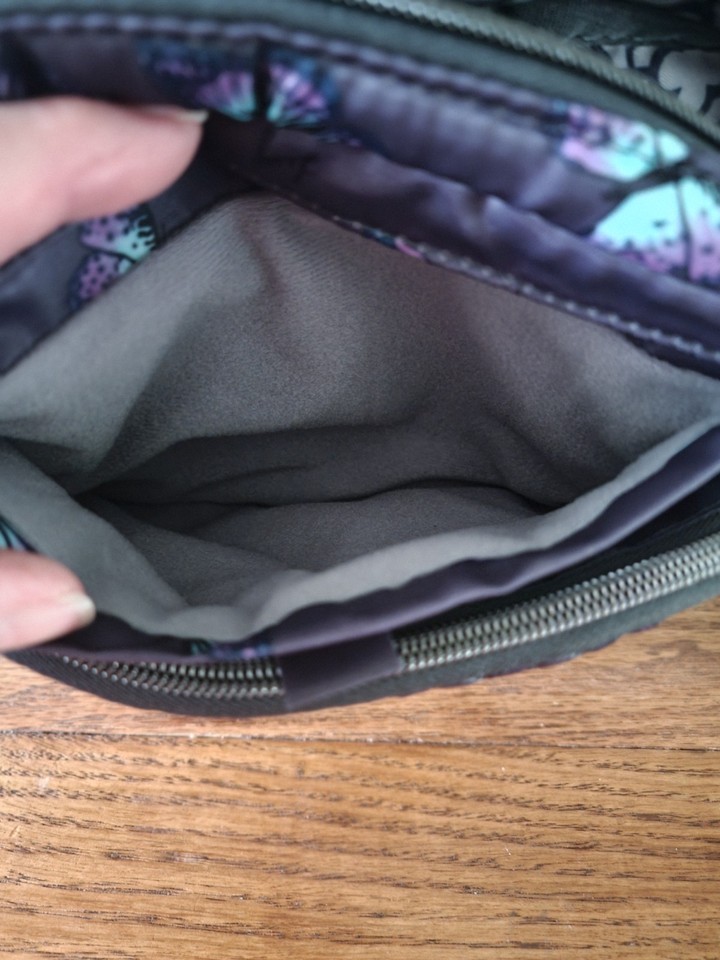 Lug Ranger Mini Crossbody Shoulder RFID Bag Butterfly Grey NWOT | eBay