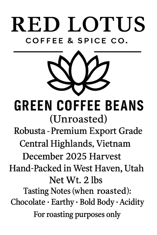 Green Coffee Beans – Single-Origin Vietnam – Robusta – Unroasted – 2 lb ...