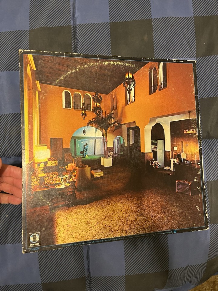Eagles -Hotel California -1976 Vinyl LP Album- 1st Pressing + Poster ...