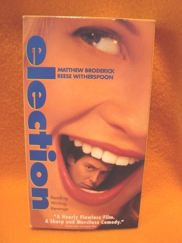election VHS 1999 ~ Reese Witherspoon & Matthew Broderick ~ MTV Revenge ...