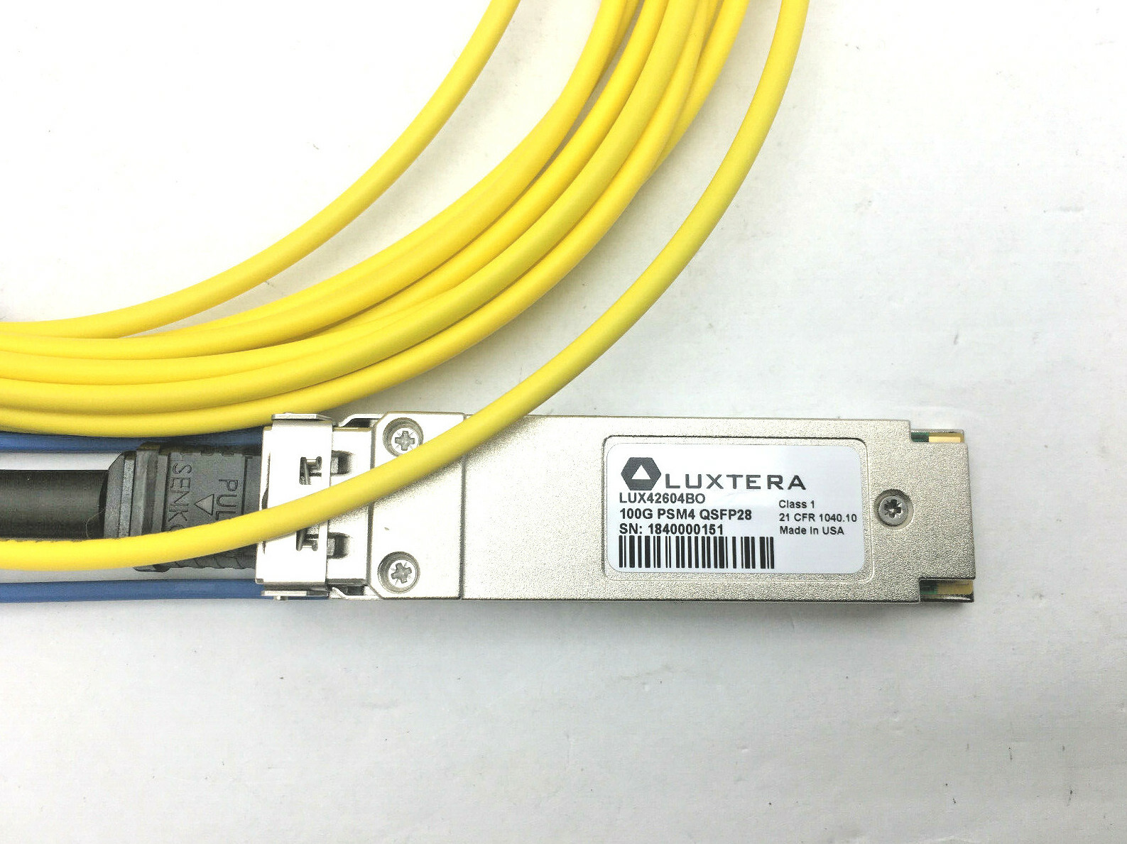 Luxtera LUX42604BO-MT0500 21 cfr 1040.10 Class 1 100G PSM4 QSFP28 ...