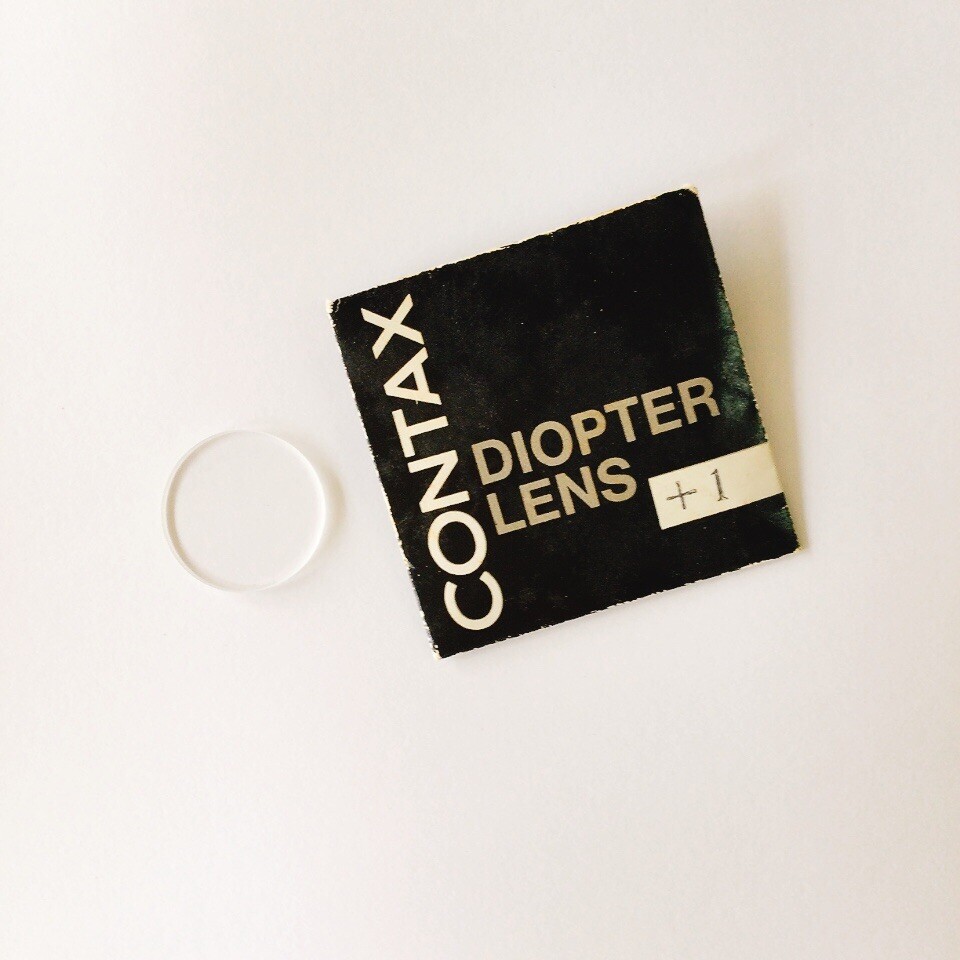 Contax +1.0 Diopter Lens Dioptric Adjustment eyepiece for RTS I II 139 ...