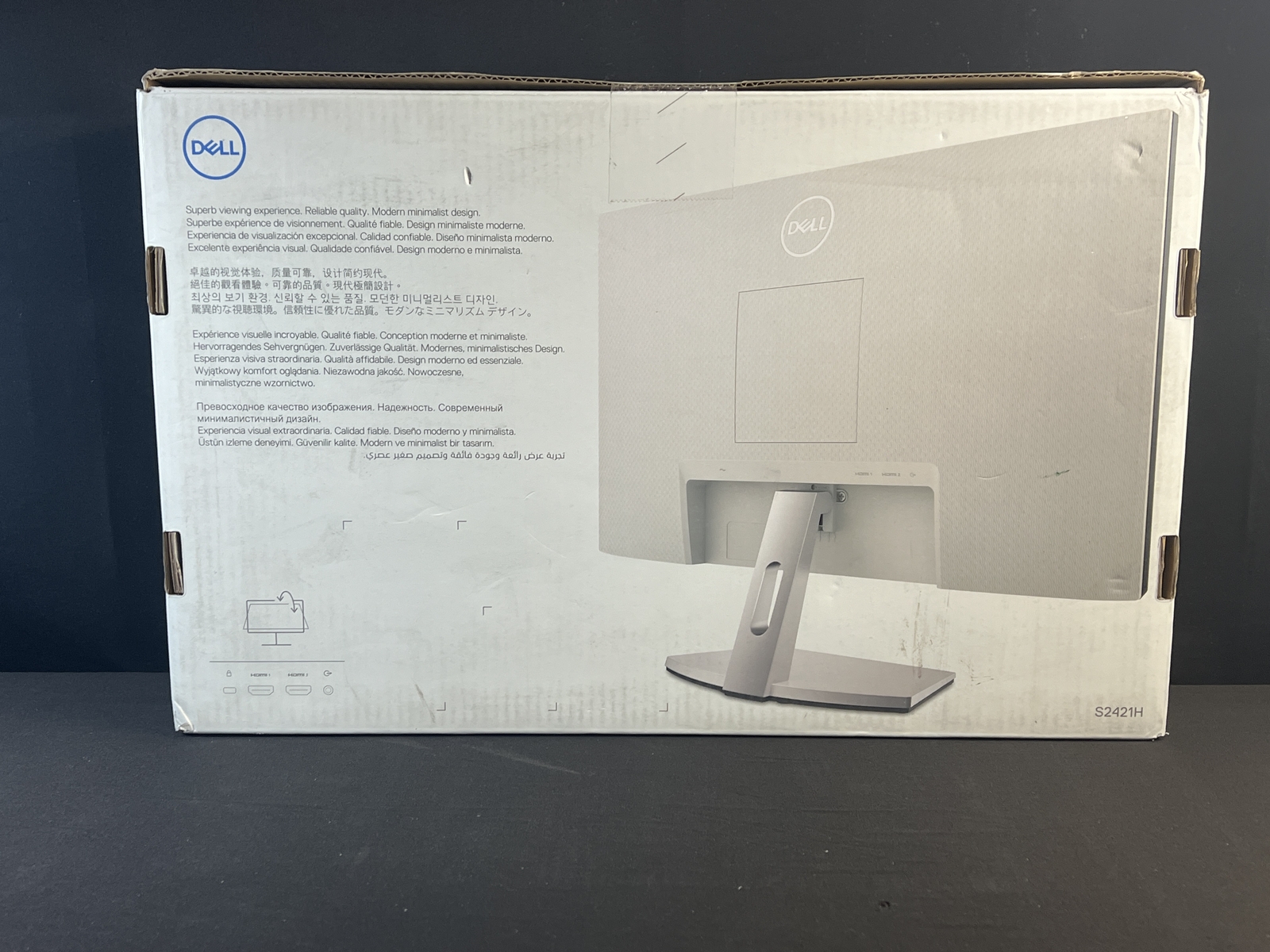 Dell S2421H 24" Full HD IPS LED Monitor - Silver for sale online | eBay