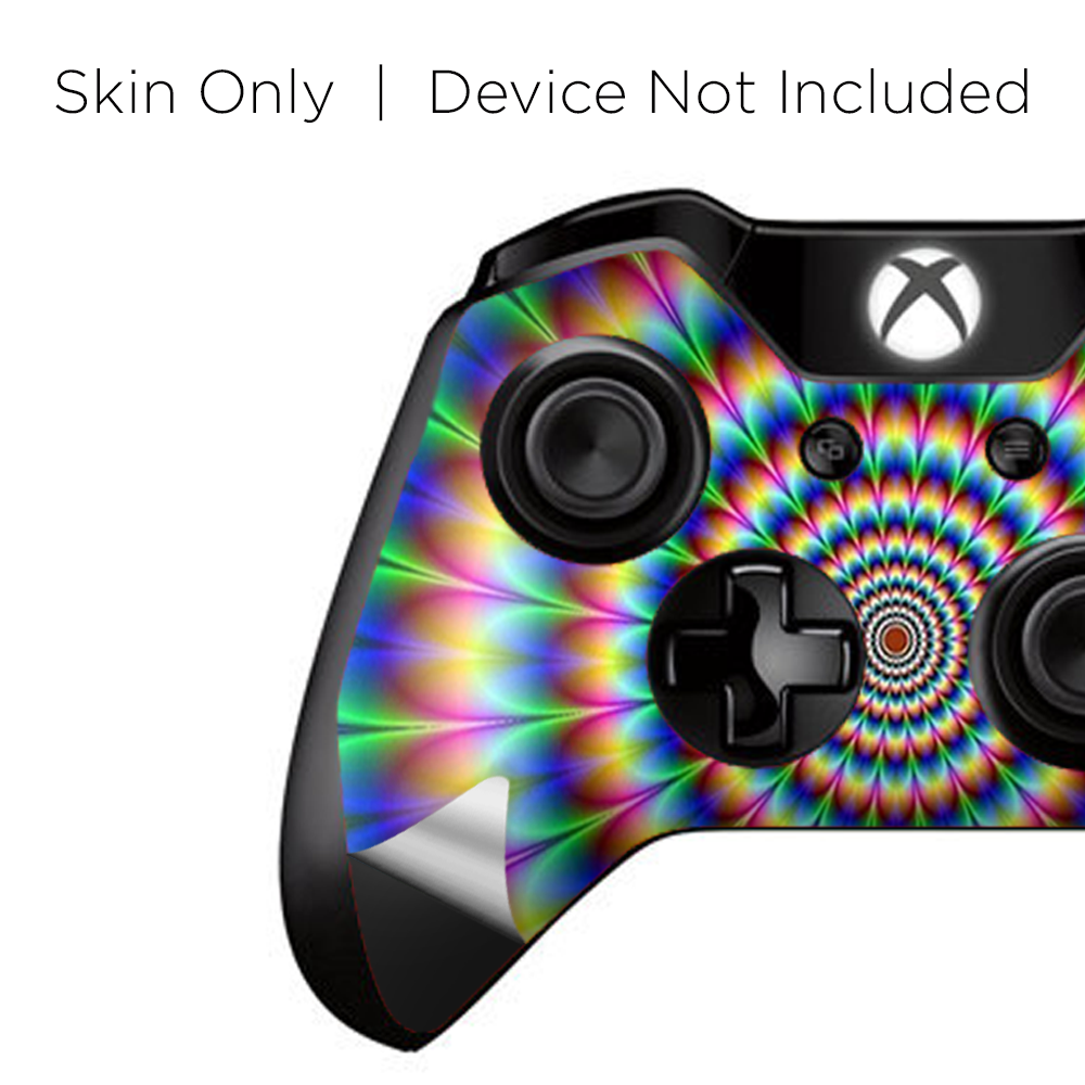 Skins Decal Wrap for Xbox One / One S Controller Trippy hologram dizzy ...