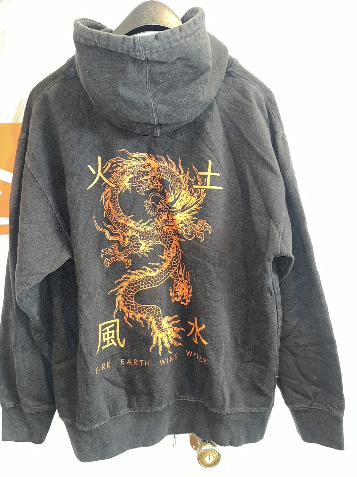 SCW Fire Earth Wind Water Chinese Dragon Pullover Hoo… - Gem