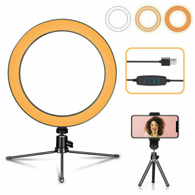 6in. LED Ring Lamp with Stand for sale online | eBay