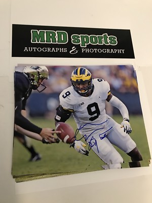 Mike McCray Michigan Wolverines Hand signed autographed 8x10 football ...