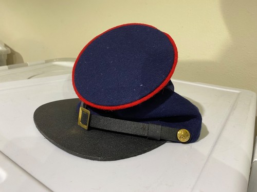 CIVIL WAR US UNION BLUE WOOL ARTILLERY EM KEPI FORAGE BUMMER CAP HAT ...