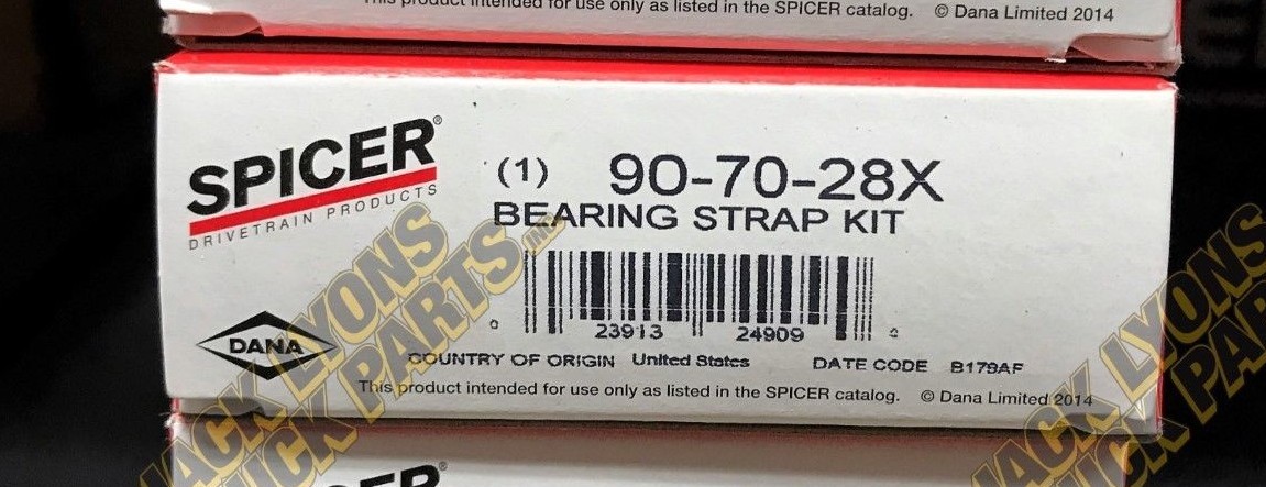 90-70-28X New Dana Spicer Strap Kit - SPL90/100 Series - OEM | eBay