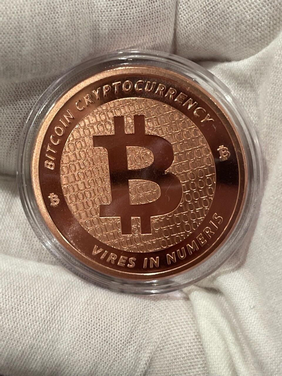 1oz Bitcoin .999 Copper Round - Golden State Mint - Crypto Currency IN ...