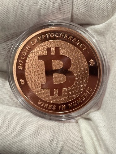 1oz Bitcoin .999 Copper Round - Golden State Mint - Crypto Currency IN ...