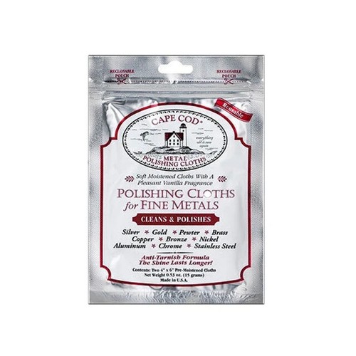 Cape Cod Polishing Cloths for Fine Metals | Jewelry Cleaner and Tarnish ...