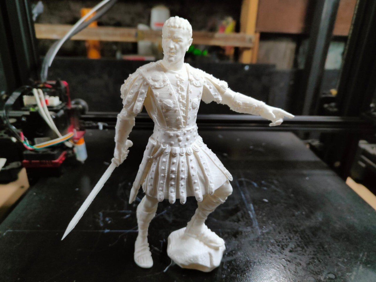 Roman Emperor Julius Caesar 1:9 scale White DIY model assemble kits ...