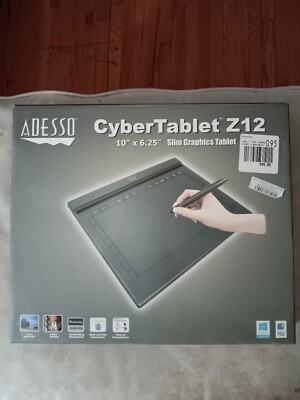 Adesso Cyber tablet Z12 10" x 6.25" Slim Graphics Tablet | eBay