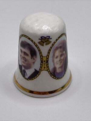 Thimble Bone China Company Prince Andrew & Sarah (Fergie) Wedding Read ...