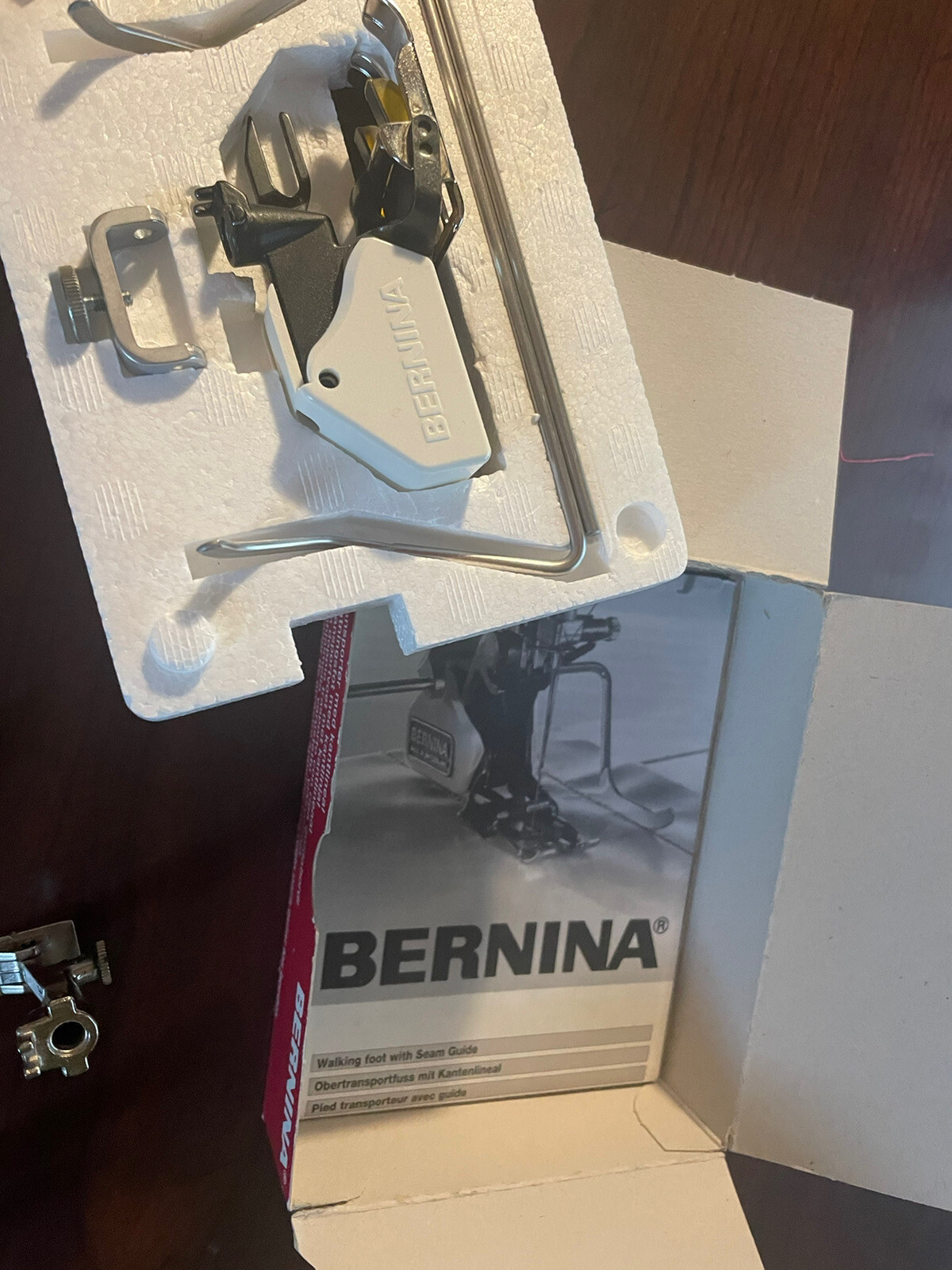 Bernina Genuine Original Walking Foot With Seam Guide w/ Instructions ...