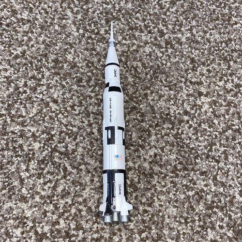 NASA Saturn V Apollo Shuttle Collectible Decor 1997 Hard Rubber 10.5 ...