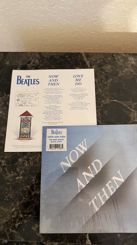 The Beatles "Now And Then" 2023 sealed black vinyl 7" record | eBay