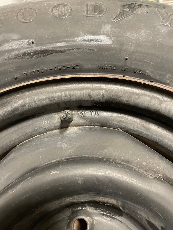 1978-82 C3 Corvette Original OEM 15 " P195/80D15 Spare Tire and Wheel ...