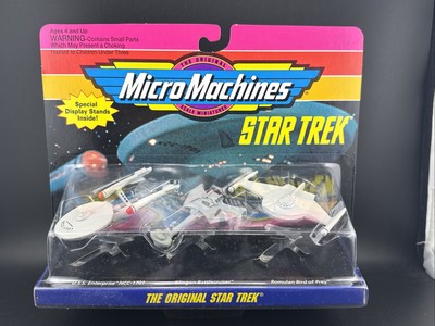 1993 Micro Machines Star Trek USS ENTERPRISE NCC 1701 KLINGON ...