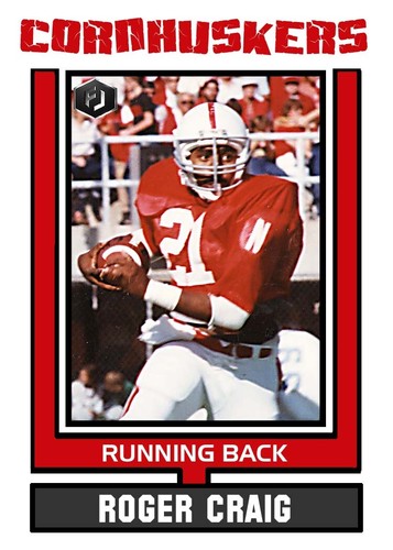 ACEO ROGER CRAIG NEBRASKA CORNHUSKERS CUSTOM HAND MADE ART CARD | eBay