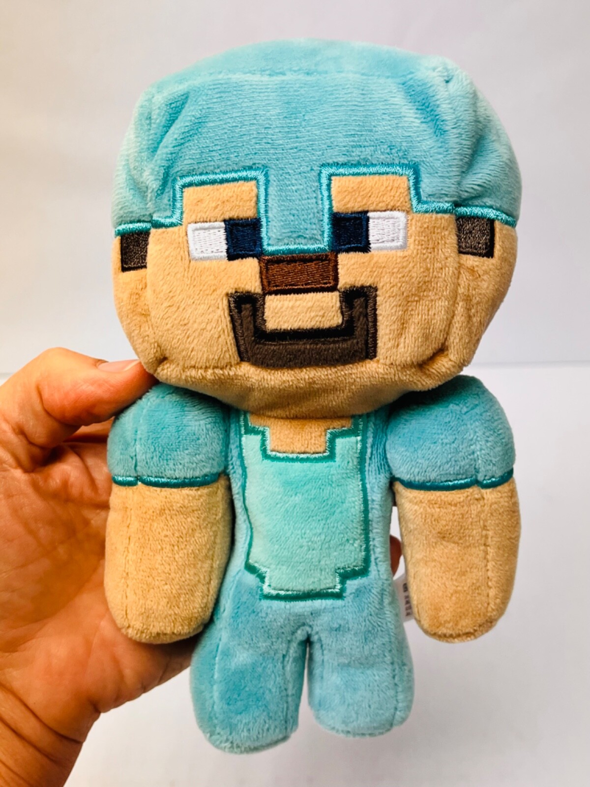 JINX Minecraft Happy Explorer Diamond Steve Plush Stuffed Character Toy ...
