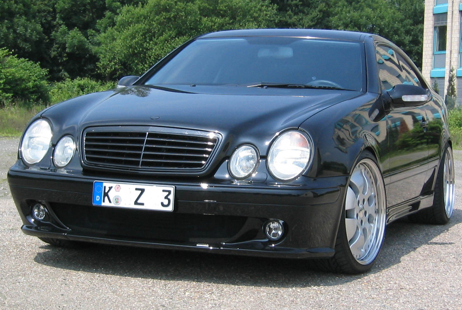 MH-DEZENT Stoßstange vorn "DTM-LOOK" CLK 200 CLK 320 CLK 430 CLK 55AMG ...