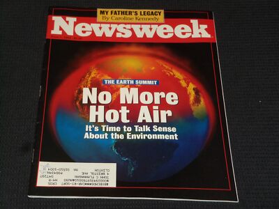 1992 JUNE 1 NEWSWEEK MAGAZINE - THE EARTH SUMMIT FRONT COVER - L 20027 ...