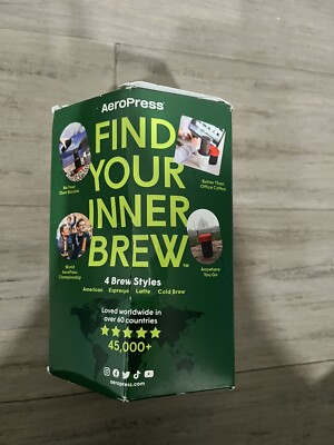 Aeropress Go Travel Coffee Press Kit NEW OPEN BOX 85276001005 | eBay