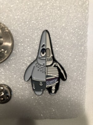 SpongeBob Squarepants Anatomical Skeleton Patrick Star Lapel Pin Free ...
