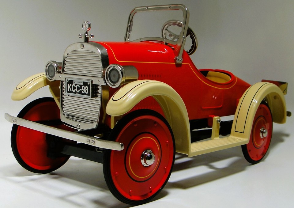 Ford Model T Pedal Car Hot Rod Vintage Race Car For G Scale Model Train ...