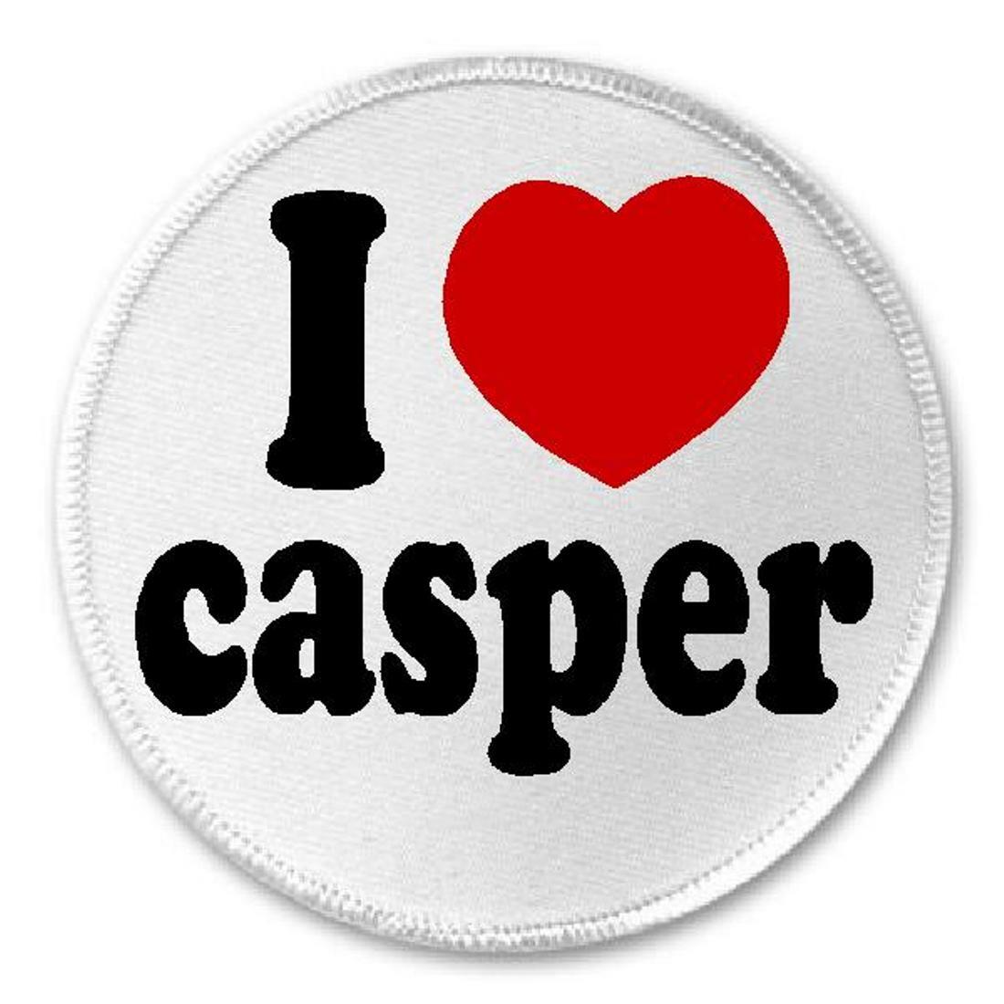 I Love Casper - 3" Sew / Iron On Patch Friendly Ghost Name Pet Cute Halloween | eBay