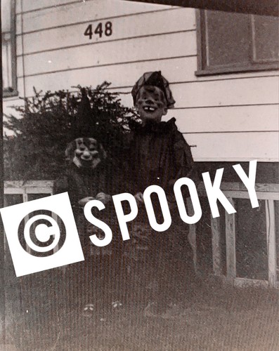 1950’s Photo Negative Of Kids In Halloween Costumes | eBay