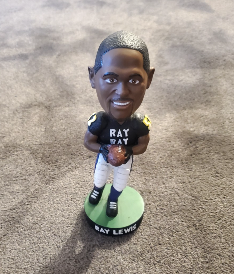 NFL Baltimore Ravens Ray Lewis "RAY RAY" #52 Bobblehead | eBay