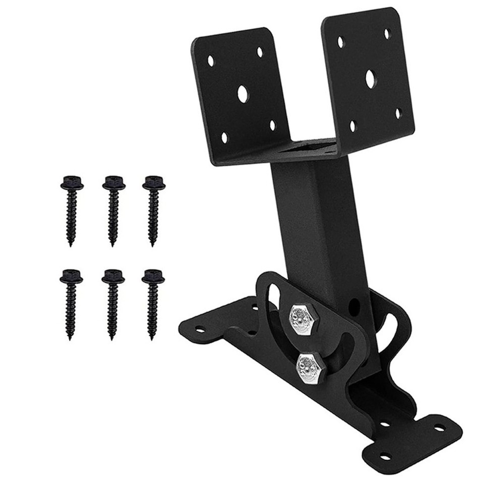 Adjustable Roof Brackets Beam Bracket Kit Non-slip Nuts Flanged Hex ...