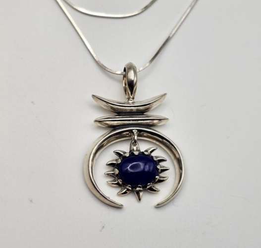 Lapis Lazuli Naja Pendant in 925 Silver, Cody Sanderson Sante Fe ...