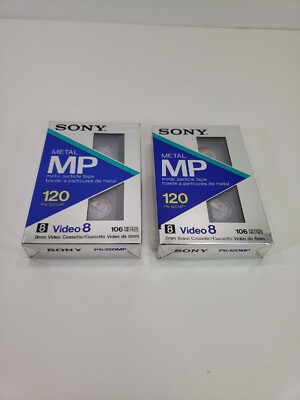 Sony 8mm Video 8 P6-120 MP Camcorder Cassette Tape 120 Minute New | eBay