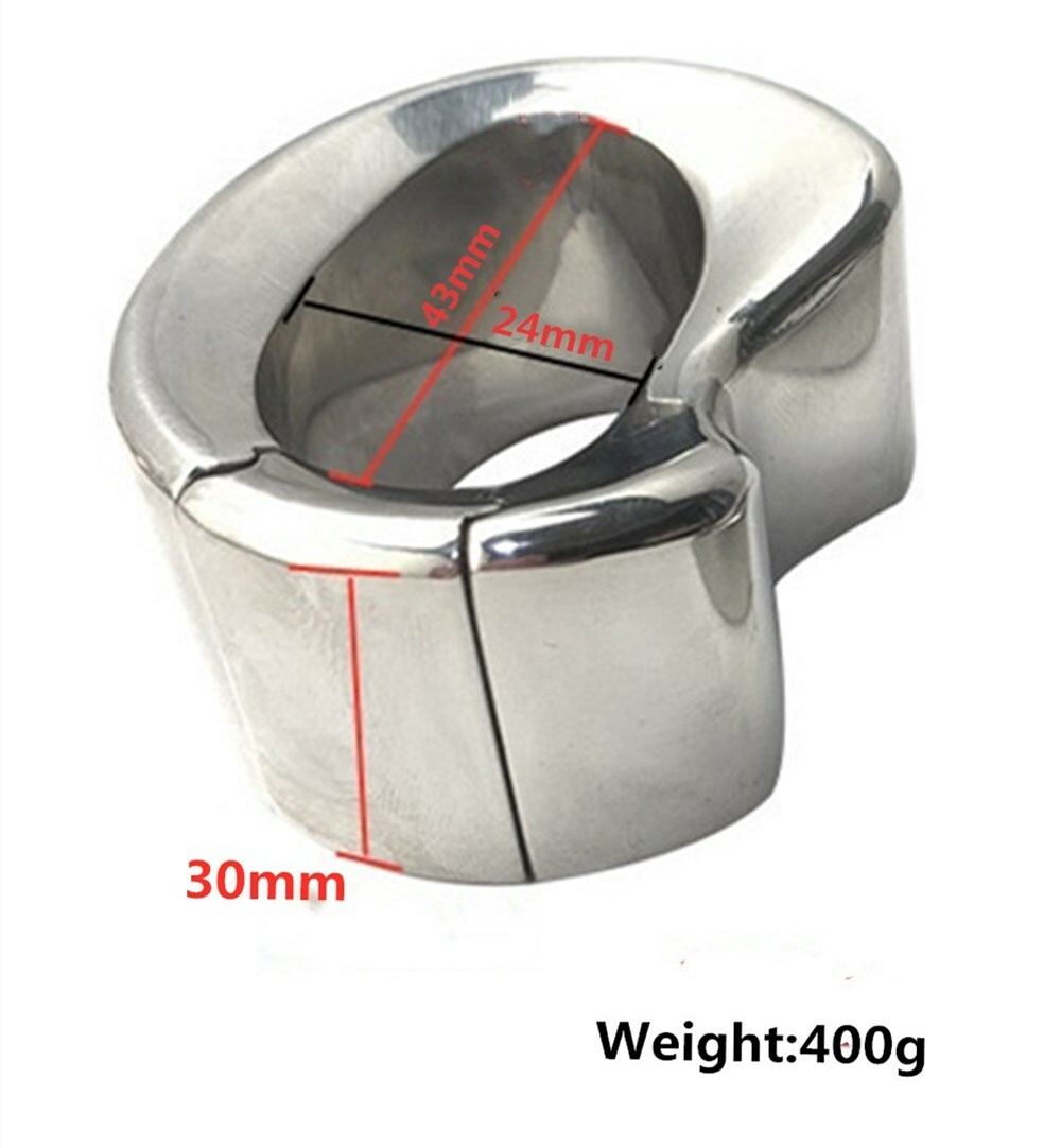 Oval Ball Stretcher Weight, Male Stainless Steel Enhancer Stretchers ...