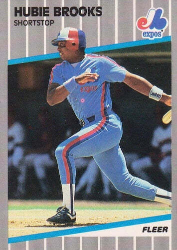 #371 Hubie Brooks - Montreal Expos - 1989 Fleer Baseball | eBay