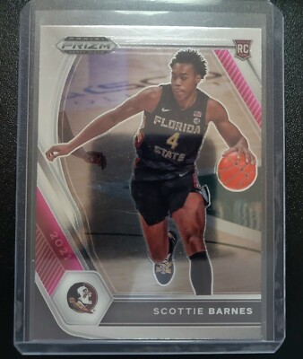 2021 Panini Prizm Draft Picks Scottie Barnes Rookie Card RC #6 Toronto ...