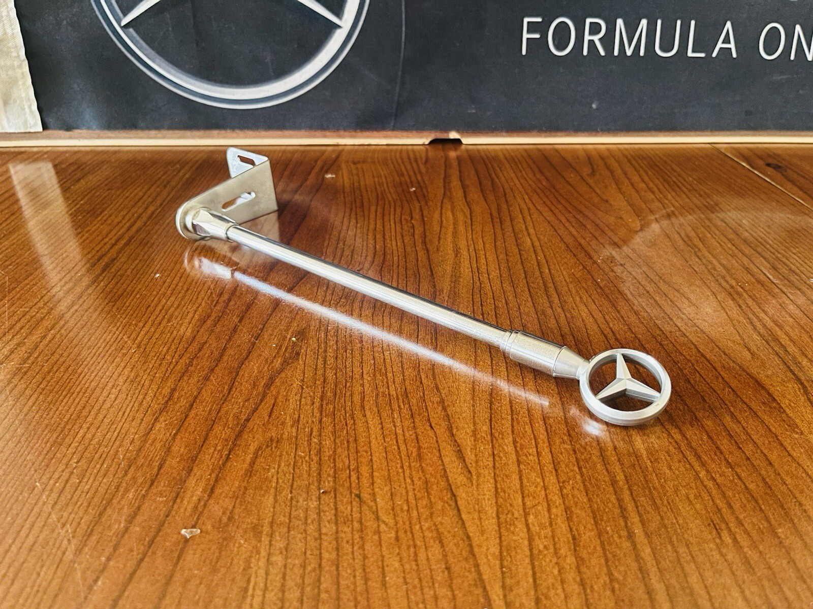 Original Mercedes-Benz W202 W210 W140 Flag Pole Parking Chrome Front ...