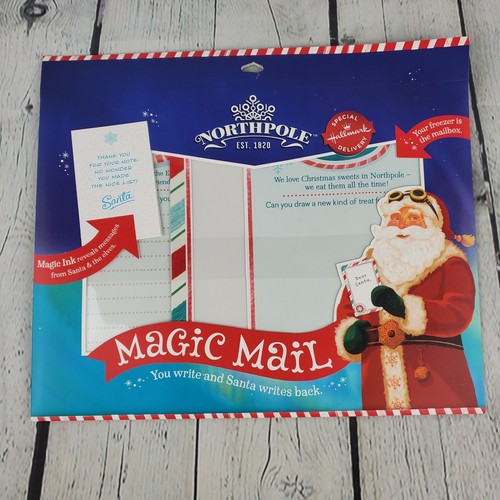 Hallmark Northpole Magic Letter Mail Stationary Set You Write Santa ...