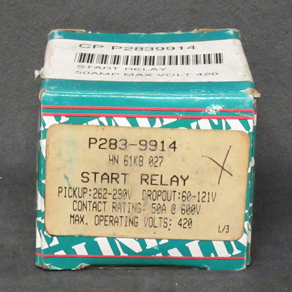 ~Discount HVAC~ CP-P2839914 - Carrier - Start Relay 50A @ 600V | eBay