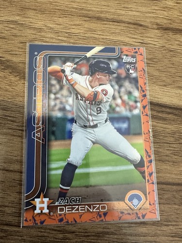 2025 Topps Series 1 - Zach Dezenzo -Team Border Variation SSP #89 ...