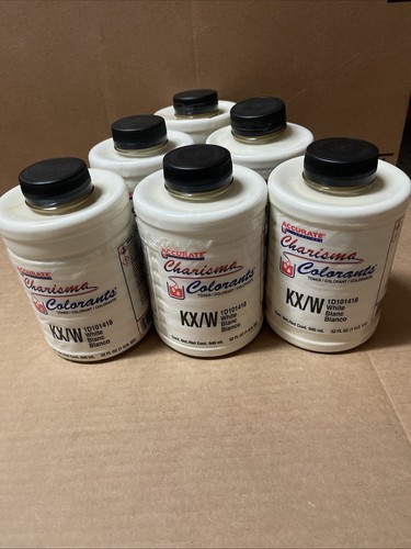 6pc Pack Accurate Charisma Colorant Tint Toner KX/W 1D101418 White 32 ...