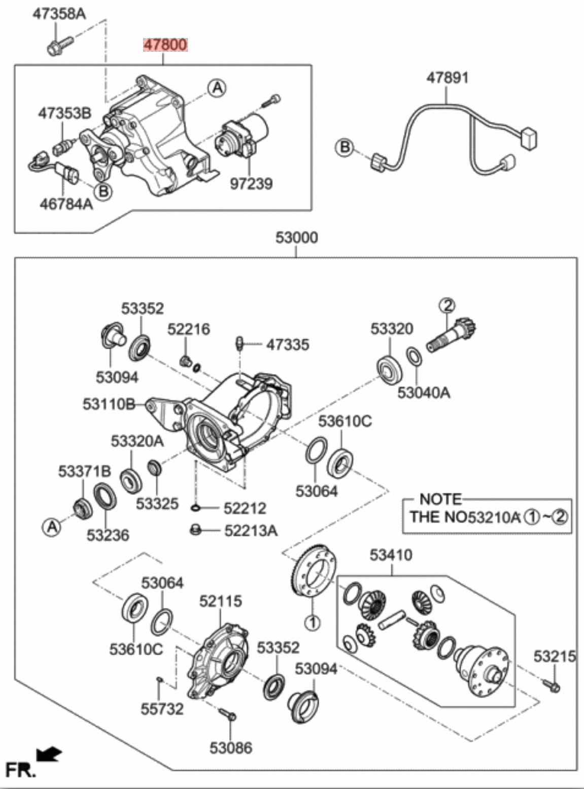 OEM 47800-3B700 Coupling Assy 4WD Ups Genuine Part for Kia Seltos 2020 ...