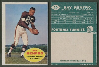 1960 Topps - #26 Ray Renfro - Cleveland Browns | eBay