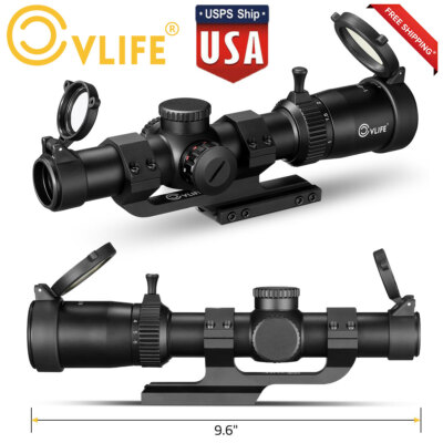 1-6x24 LPVO Rifle Scope, Hunting Optical Gun Scope, R16 MOA ...
